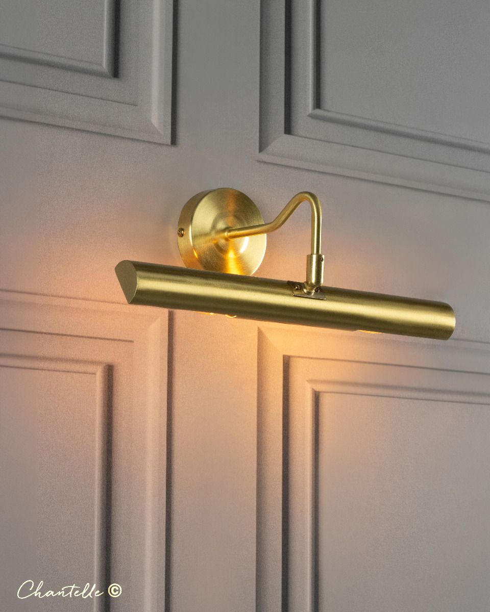 Satin Brass Picture Light with Switch - 034854 - Chantelle Lighting