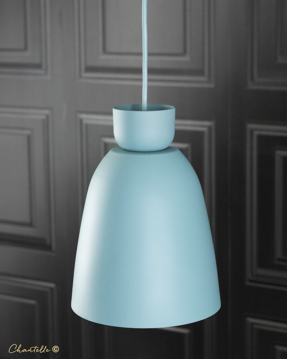 Loch-Duck Egg Blue Double Shade Pendant - 075963 - Chantelle Lighting