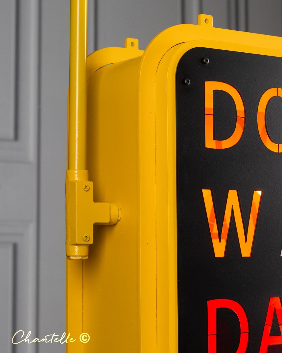 Bespoke Don't Walk Dance Sign - 075778 - Chantelle Lighting
